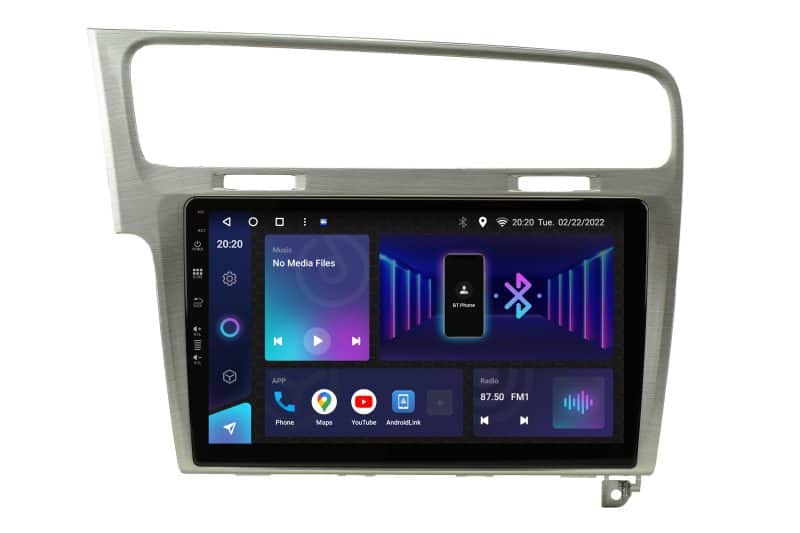 Android Autórádió Volkswagen Golf Mk7 Silver - 10˝ 8GB / 128GB - NTAUDIO